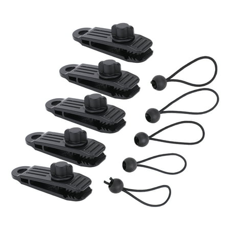 Tent Fasteners Clips, Tarp Clips And Ball Bungee Cords Strong Bite ...