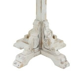 Free Shipping! DecMode 16" x 23" White Wood Intricately Carved Scroll ...