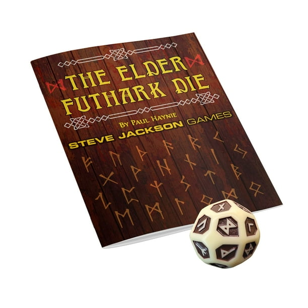 Dice Steve Jackson Games The Elder Futhark con libro Rune Lore | Bodega ...