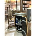 Bourbon Wine Barrel Cabinet, Door Storage with Shelf, Barrel Cabinet ...