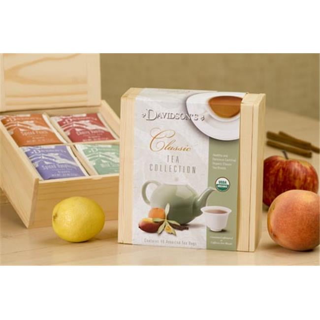 Davidson Organic Tea 622 Collection Chest Classic Tea - Walmart.com ...