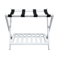 Hotel-Style Folding Luggage Rack with Shelf for Shoe Storage - Walmart.com