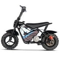 MotoTec 24v 250w Electric Powered Mini Bike Black - Walmart.com