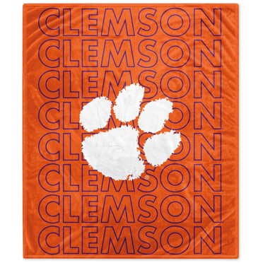 Clemson Tigers Raschel Throw - Walmart.com