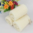 3pcs Natural Loofah Exfoliating Body Sponge Scrubber For Skin Care In