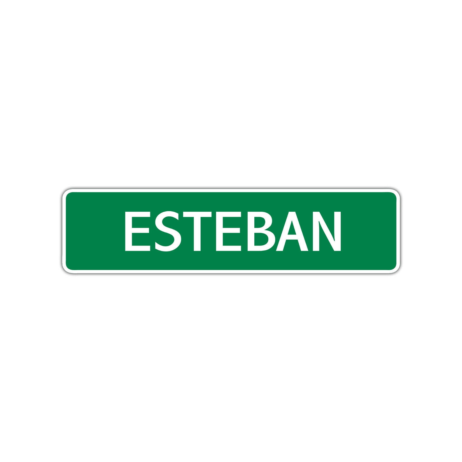 Esteban Boy Children Name Letter Printed Label Indoor Outdoor Wall ...