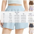 CHZAYXI Workout Shorts for Women Elastic High Rise Loose Fitted Wide ...