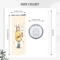 20 oz Stainless Steel Insulated Tumbler - Fun Cartoon Design with ...