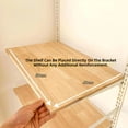 Strong Shelf Support Hardware Carbon Steel Shelf Brackets Rustproof ...