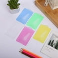 Jxfwels Card ID Badge Heavy Duty Card Holder with Thumb Slot, Hard ...