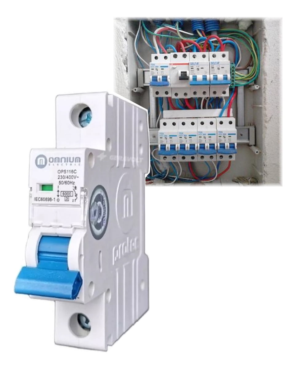 Pastilla Interruptor Termomagnético Riel-din 110v Omnium | Walmart en línea