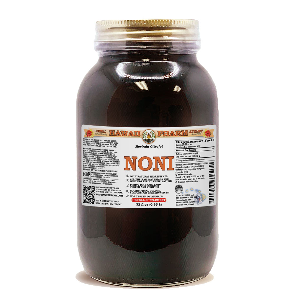 Noni (Morinda Citrofol) Dry Fruit Liquid Extract. Expertly Extracted by ...