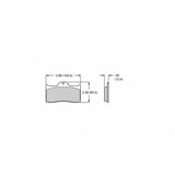 Wilwood BP-10 Brake Pad Set - 7112 DLII BDL Forged Dynalite | 150-8850K ...