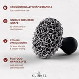 Cuisinel Cast Iron Scrub Chain, Stainless Steel Cleaning Set, Skillet ...