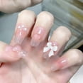 Kemilove Clear Coffin Shaped Nails Long Coffin Shaped Nail Tips Full
