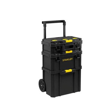 STANLEY 50 Gallon Mobile Tool Box Chest with Wheels, Handle, Heavy Duty ...