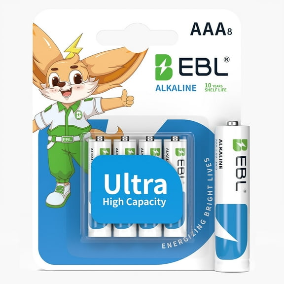 EBL AA Batteries 48 Pack Bulk, Non-Rechargeable 1.5V Alkaline Double A ...