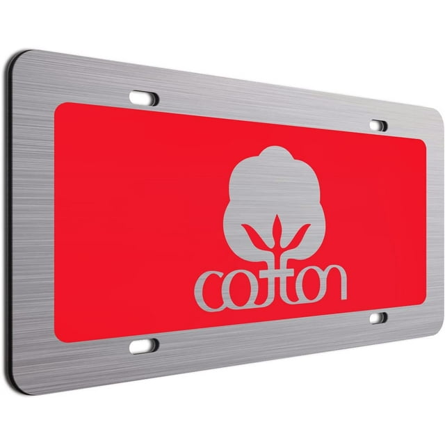 Cotton License Plates and Car Tags - Seal of Cotton gifts - Walmart.com