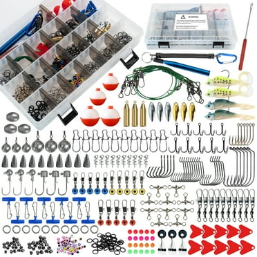 Saltwater Fishing Tackle Kit Surf Fishing Gear Ocean Saltwater Lures ...
