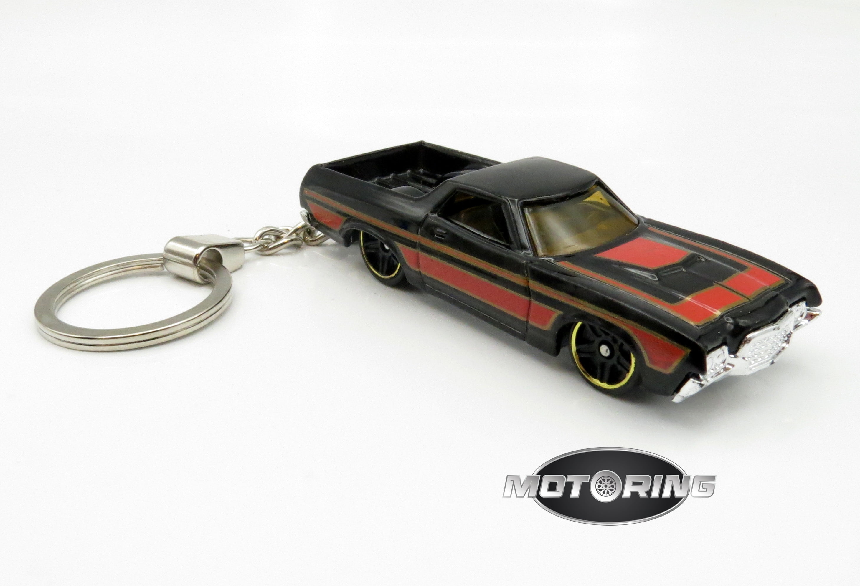 1972 '72 Ford Ranchero Black Car Rare Novelty Keychain 1:64 Diecast ...