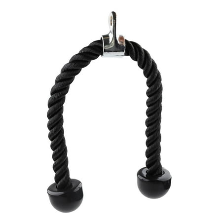 LAT Bicep Tricep Ropes Pull Down Rope Cable Attachment Handle Multigym ...