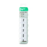 Equate Weekly Pill Organizer, Portable Medicine Box with 7 Compartments ...