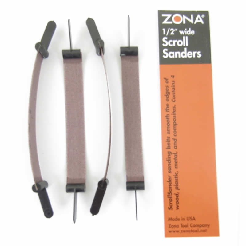 Scroll Sanders 220 Grit .5in Wide Zona Tools - Walmart.com