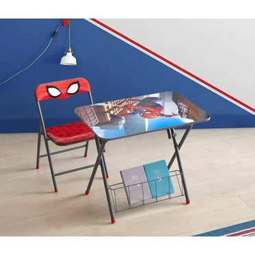 Marvel's Avengers Activity Metal Folding Desk And Chair Set, Blue, 25 ...