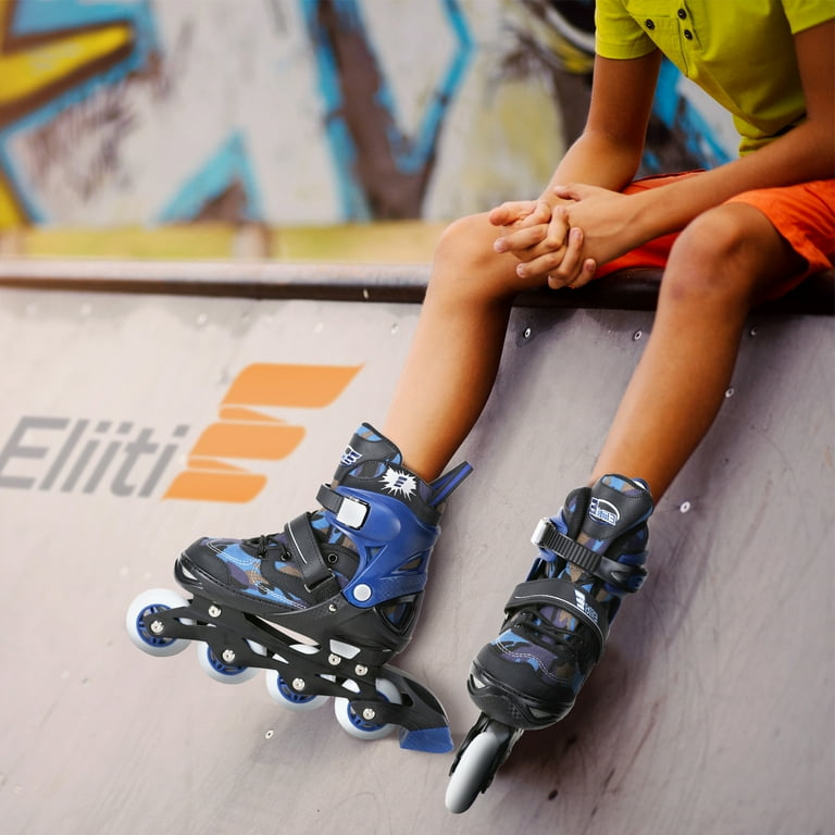 Blue Aggressive Inline Skates