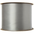 Offray Ribbon, Opal Gray 2 1/4 inch Single Face Satin Polyester Ribbon ...