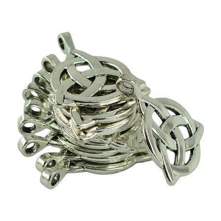 GUOOL 2-5pack 10 Pieces Tibetan Triangle Knot Jewelry Making Charms 2 ...