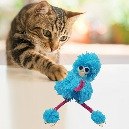 Clairlio Pull String Puppet Ostrich Muppet Toy Joint Doll Activity Cat ...