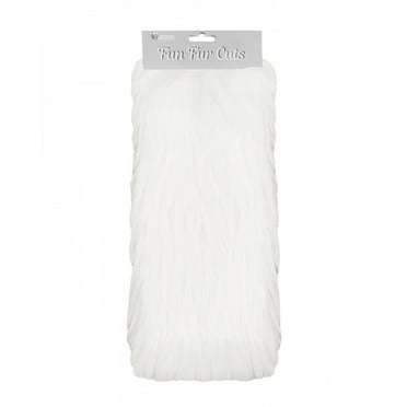 Shaggy Mohair Faux Fur Fabric Strips Ribbon, Pre Cut Roll, 2" Wide by ...