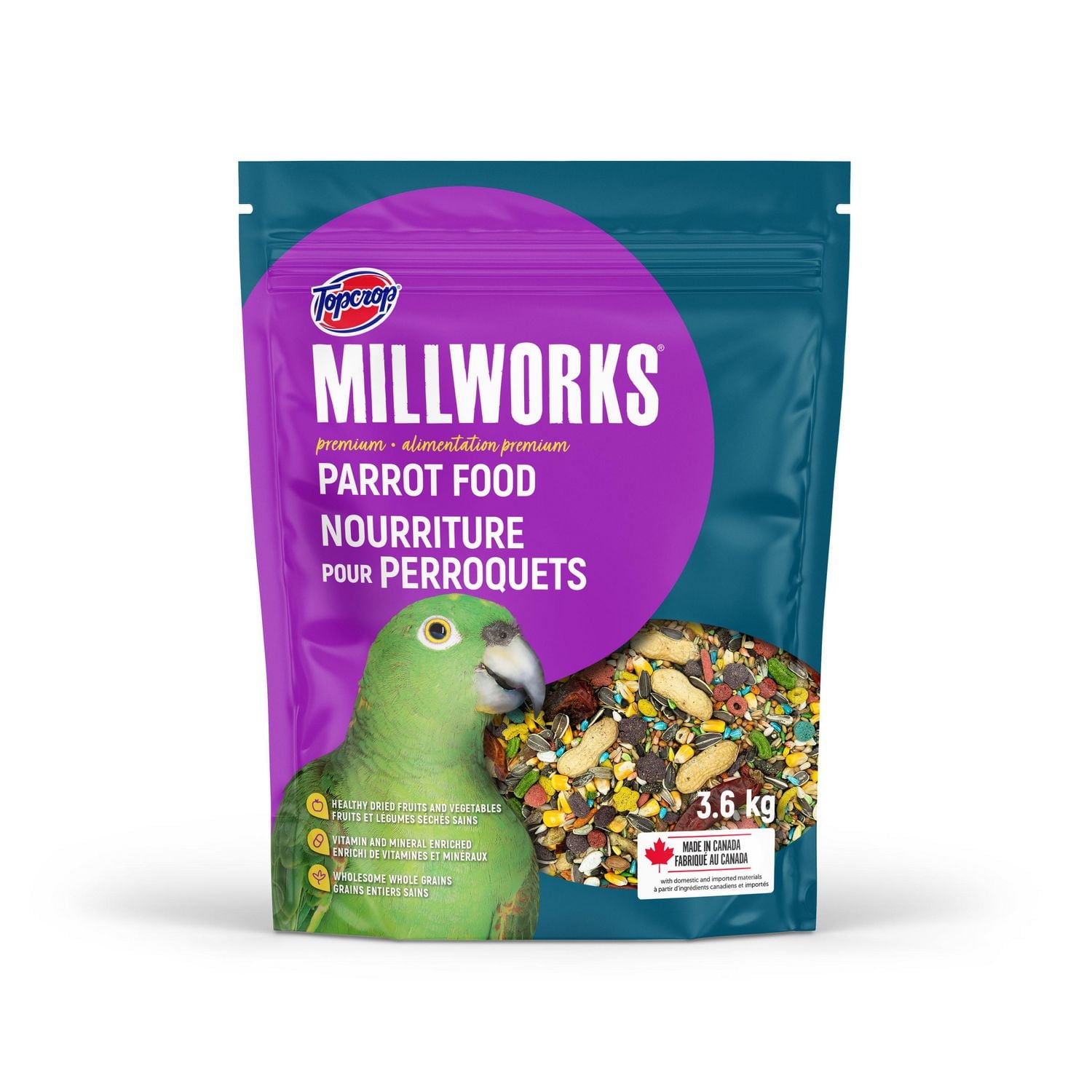 Click here for Top Crop Topcrop Millworks Premium Parrot Food  3.... prices