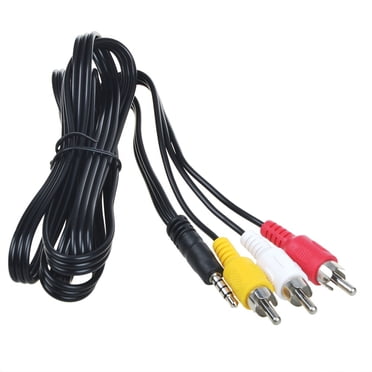 axGear Digital AUX 3.5mm Male to 3 RCA AV Audio Video Converter Cable ...
