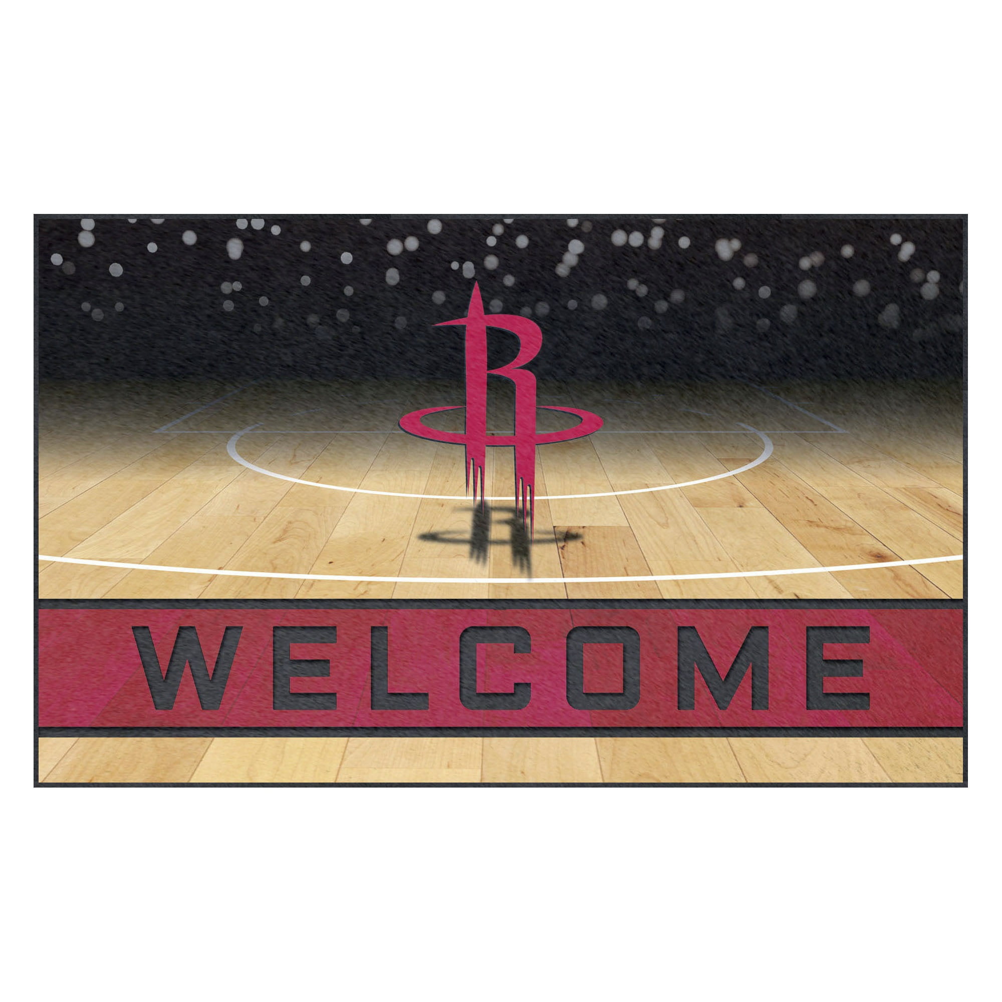 Houston Rockets Crumb Rubber Door Mat - Walmart.com