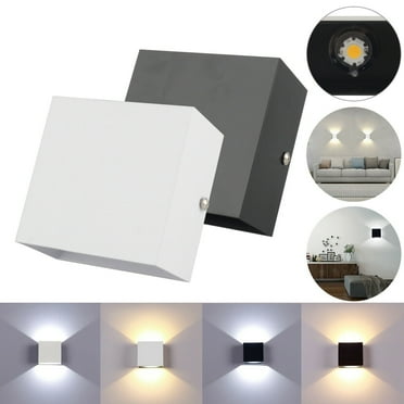 LED Wall Sconce Mini Hardwired, Modern Wall Lamp, Up Down Wall Mount ...