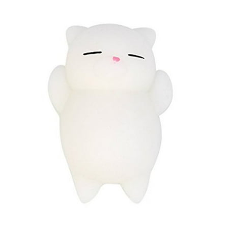 Cute Cartoon Cat Squishy Toy Stress-Relief Soft Squeeze Toy ...