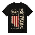 Boys Tshirts Short Sleeve Crewneck Independence Day 250th Bald Eagle ...