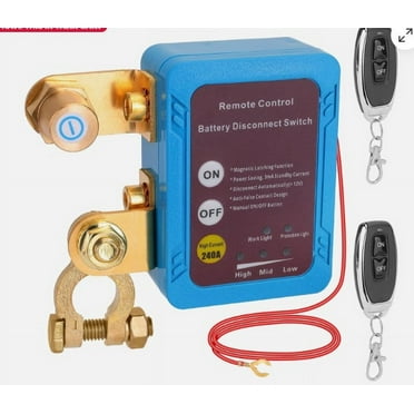 Battery Doctor 20387 Mini Master Disconnect Switch, Single Battery, 2 ...