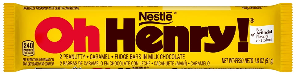 Oh Henry Candy Bar 1.8 oz 36 Count - Walmart.com