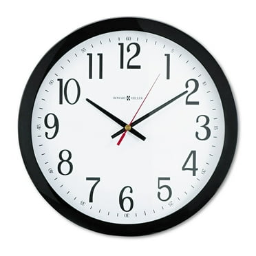 Universal Round Wall Clock, White, 13" - Walmart.com