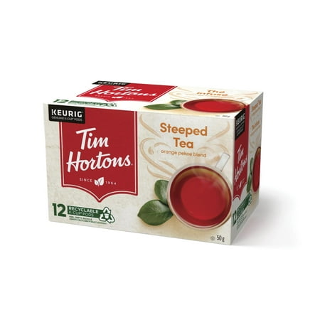Tim Hortons Steeped Tea - Orange Pekoe Blend, Keurig K-Cup 12ct Pod ...