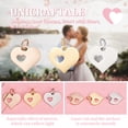 304 Stainless Steel Charms Heart with Heart Mixed Color 12x12.5x1mm ...