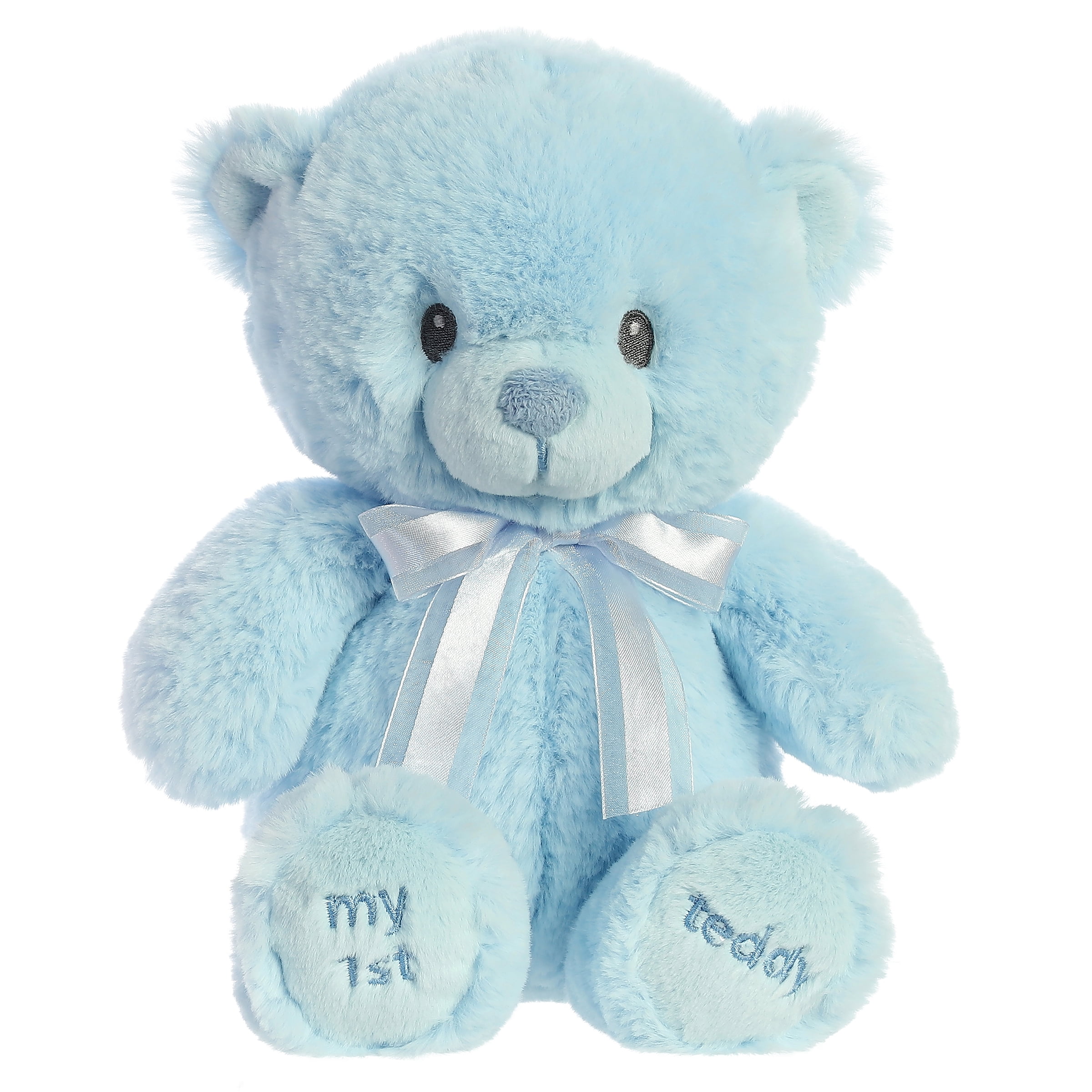 ebba - My First Teddy - 12" Blue Plush - Walmart.com