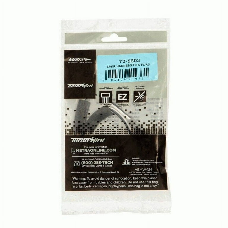 Metra Part 72-6514 Chrysler Wire Harness Dodge Wire Harness, 57% OFF