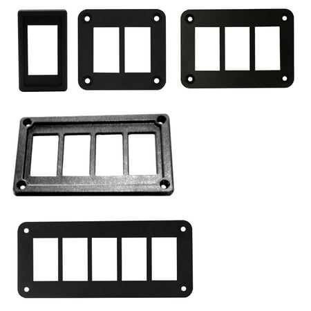 Switch Panel Rocker Switch Panel Mount Housing Aluminum panel; rocker ...