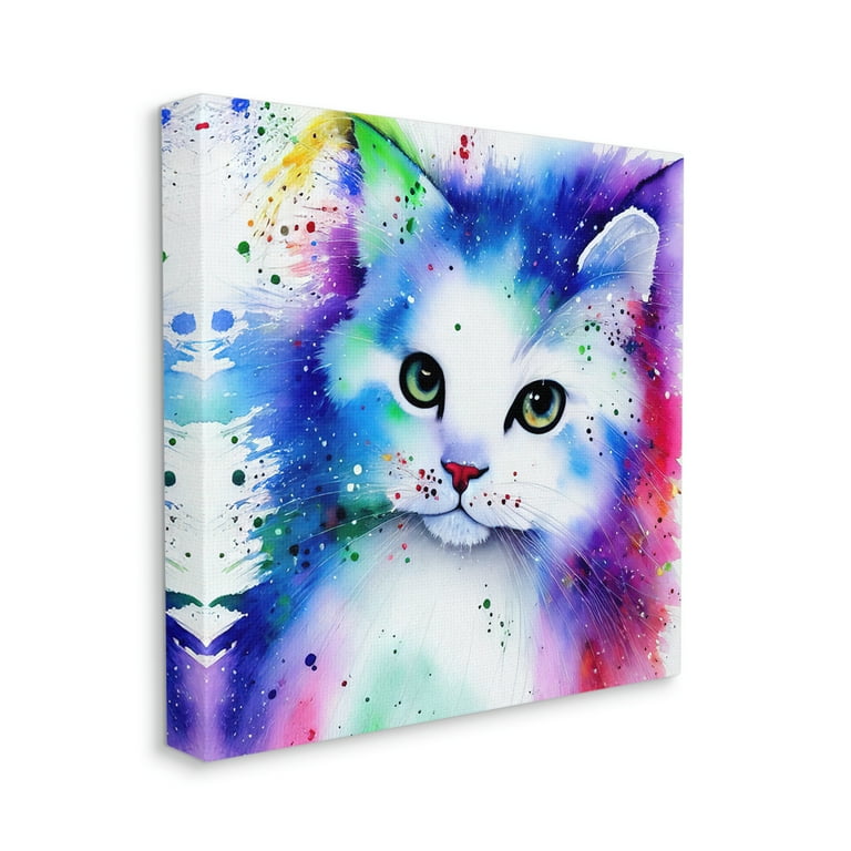 Paint Splatter Animal Art