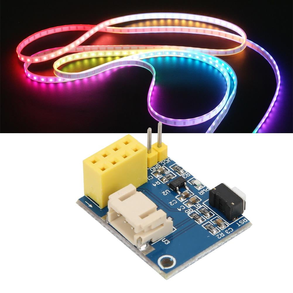 Kritne 2pcs Esp8266 Esp 01 Esp 01s Ws2812 Rgb Led Light Control Module For Diy Lighting Esp8266