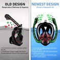 BESTSKY Full Face Snorkel Mask with Dual Tube for Adults and Youth,180 ...